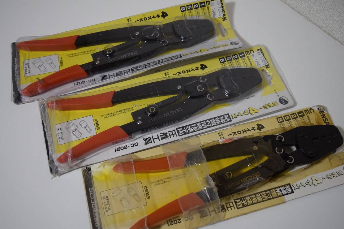 039D06 JEFCOM/ジェフコム DC-2021 絶縁閉端子圧着工具/まとめて/3点(圧着工具、ハンドプレス機)｜売買されたオークション情報、yahooの商品情報をアーカイブ公開 ...
