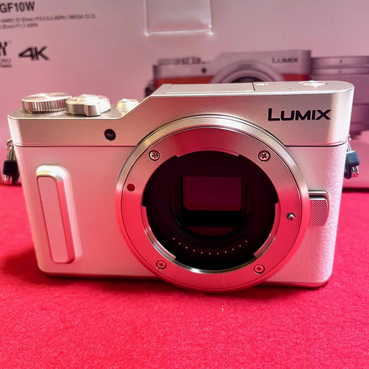 保証有 Panasonic LUMIX DC-GF10 DC-GF90 ボディー ホワイト(パナソニック)｜売買されたオークション情報 ...