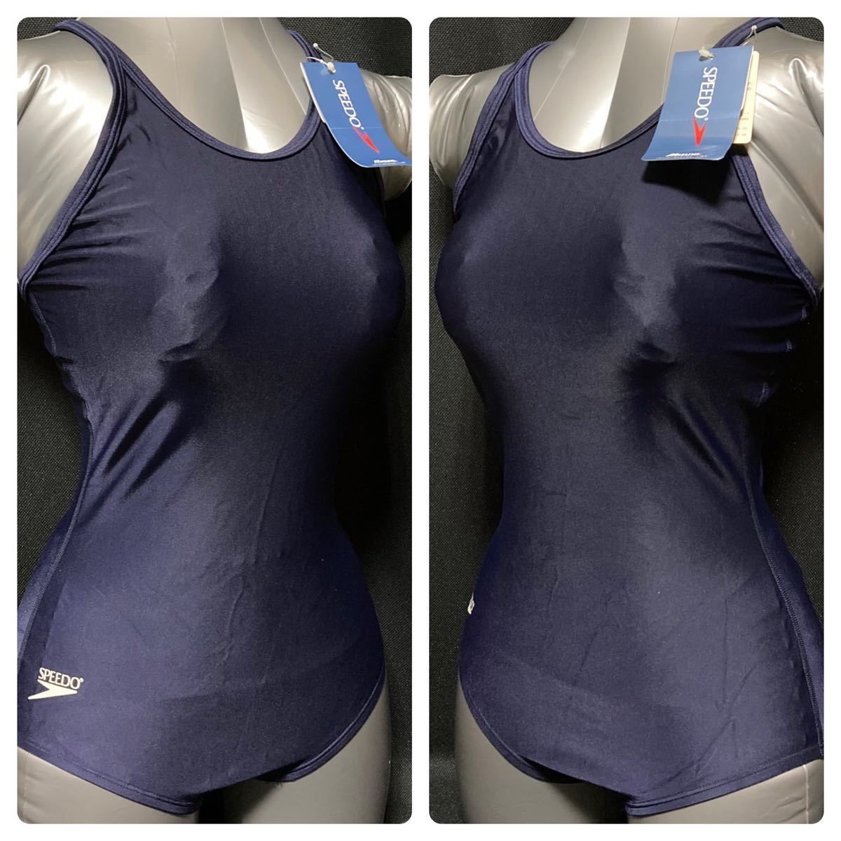 SPEEDO 競泳水着 XOサイズ 紺 パイピング ネイビー スピード 83OT-90014 強光沢生地 MIZUNO ミズノ 検 ARN-75W スクール水着(ワンピース)｜売買された ...