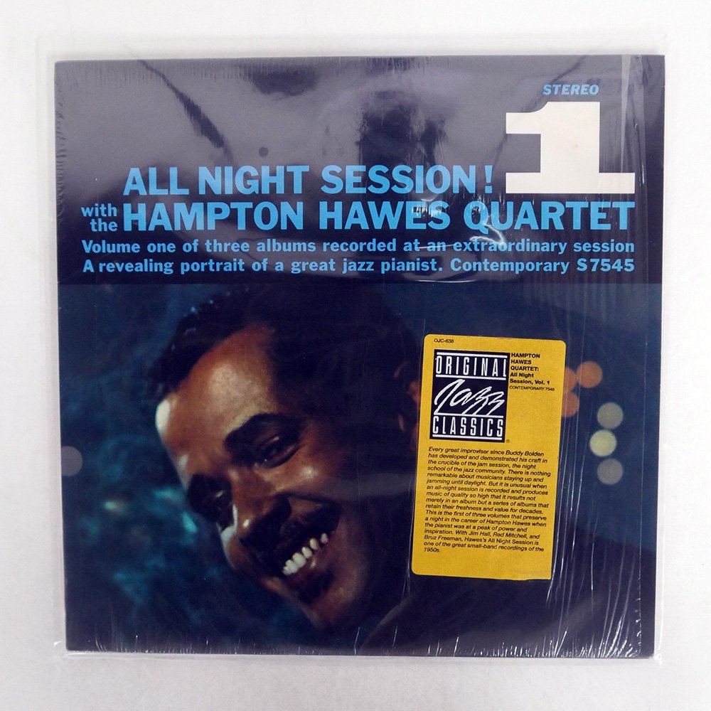 米 HAMPTON HAWES QUARTET/ALL NIGHT SESSION VOL.1/ORIGINAL JAZZ CLASSICS ...
