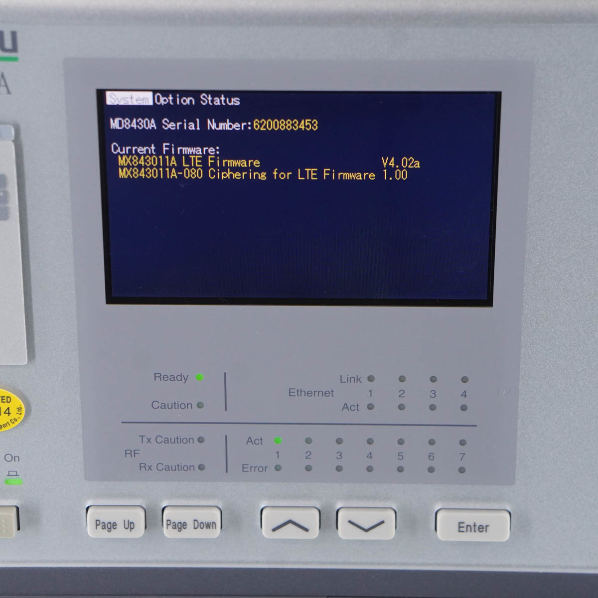 DW MD8430A Anritsu Signalling Tester OPT 020 060... 04737-0004(アマチュア無線 ...