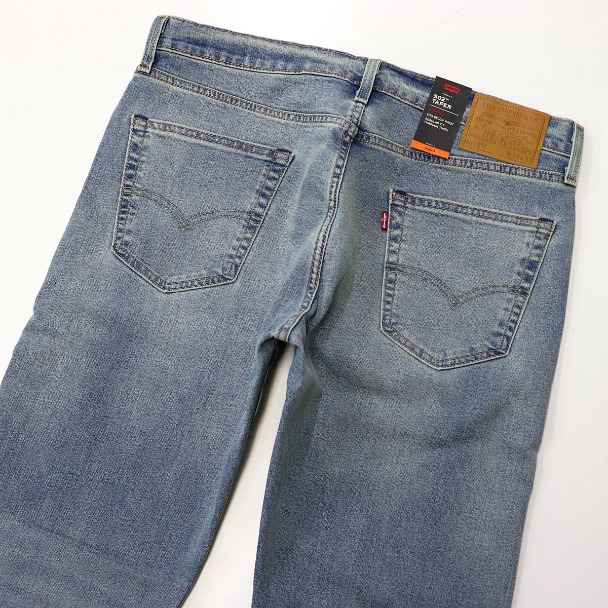 リーバイス Levis 502 WARM 起毛 保温 速乾 ストレッチ テーパード デニム ジーンズ パンツ 34インチ 29507-0880 ...