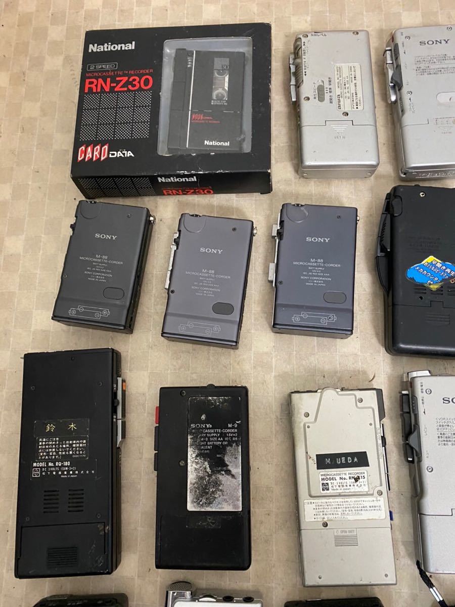 マイクロカセット SONY AIWA nationnal OLYMPUS Panasonic TP-M700 RN-Z30 RQ-180 ...