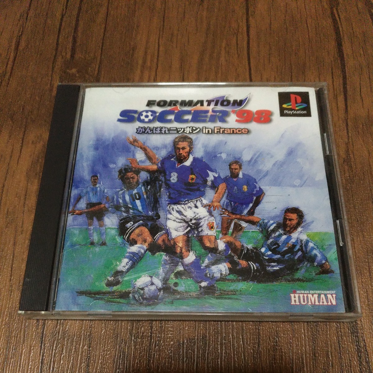 PlayStation プレイステーション プレステ PS1 PS ソフト フォーメーションサッカー98 ヒューマン サッカー スポーツ 管理 ...