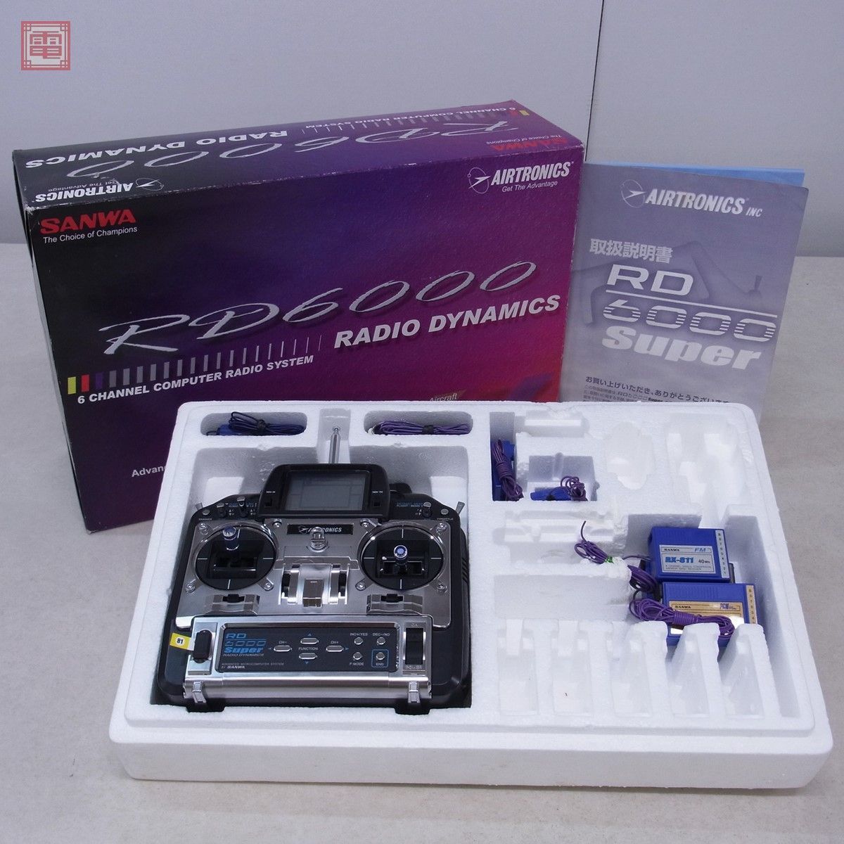 サンワ RD6000 Super プロポ 送信機 RC ラジコン SANWA 通電のみ確認済み 破損有 現状品 40(送信機)｜売買された ...