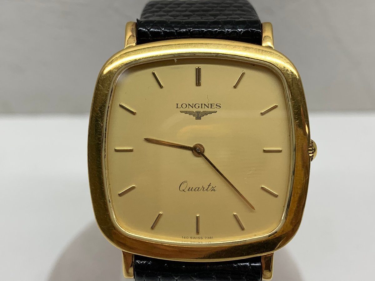 不動 LONGINES ロンジン K18 18金 750 金無垢 QUARTZ クオーツ メンズ 腕時計 総重量23.54g(ロンジン)｜売買されたオークション情報、yahooの商品情報を ...