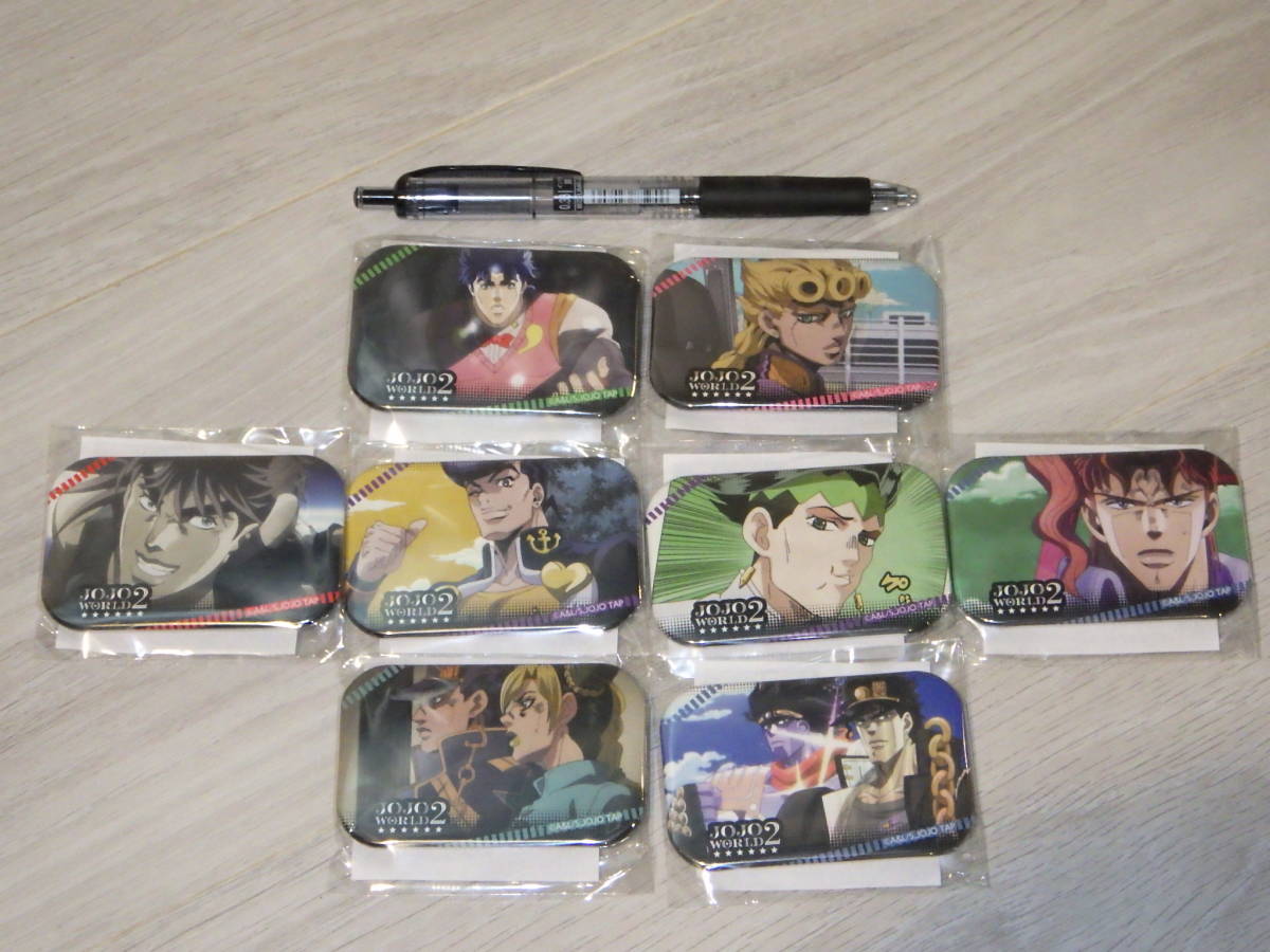 JOJO WORLD2 ナムコパークス WEBミニゲーム限定景品 カド丸缶バッジ 8種セット(ジョジョの奇妙な冒険)｜売買されたオークション情報、yahooの商品情報をアーカイブ公開 ...