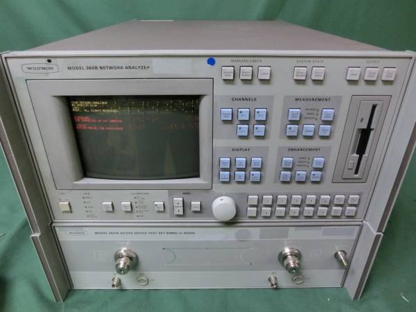 WILTRON 360B NETWORK ANALYZER 3621A TEST SET付 アンリツ(その他)｜売買されたオークション情報 ...