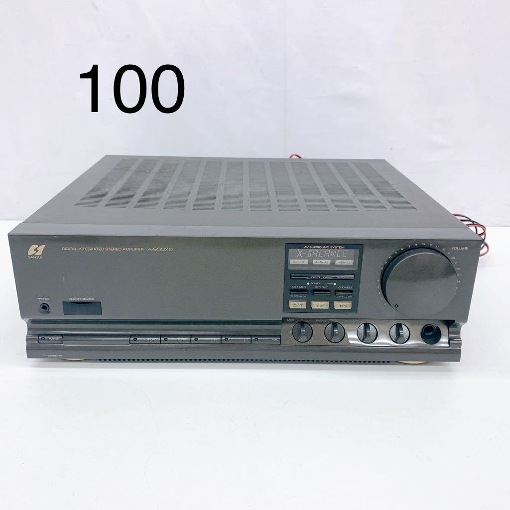 4AB10 サンスイ プリメインアンプ A-900XD システムコンポ 山水/SANSUI オーディオ機器 ブラック 通電OK 凹みあり 現状品(サンスイ)｜売買されたオークション情報 ...
