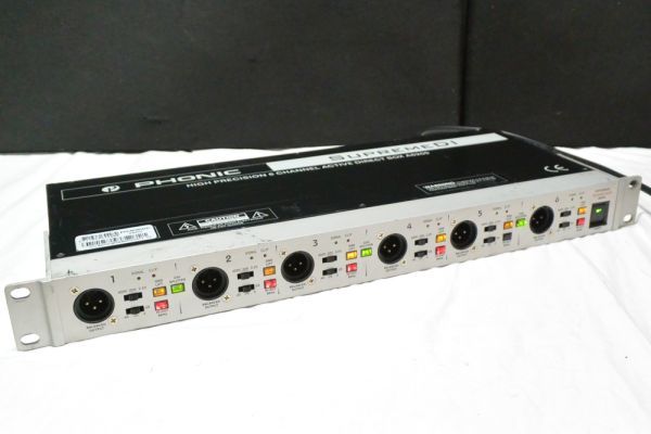 PHONIC A6200 Supreme DI High Precision 6 Channel Active Direct Box ...