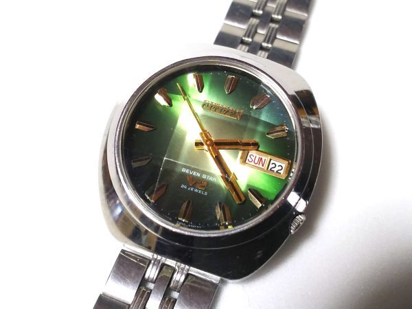 Sg3 CITIZEN/シチズン SEVEN STAR V2/セブンスターV2/4-770960/Cal.7790 1972年製♂24石自動 ...