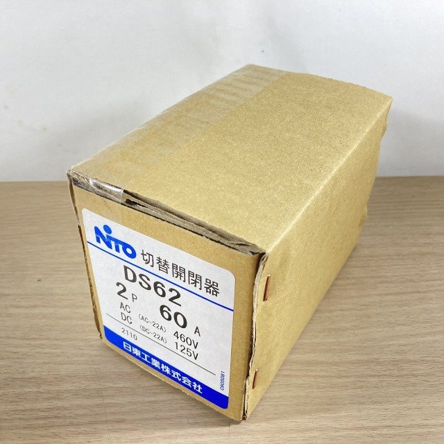 DS62 2P 60A 切替開閉器 日東工業 K0033694(スイッチ、開閉器)｜売買されたオークション情報、yahooの商品情報を ...