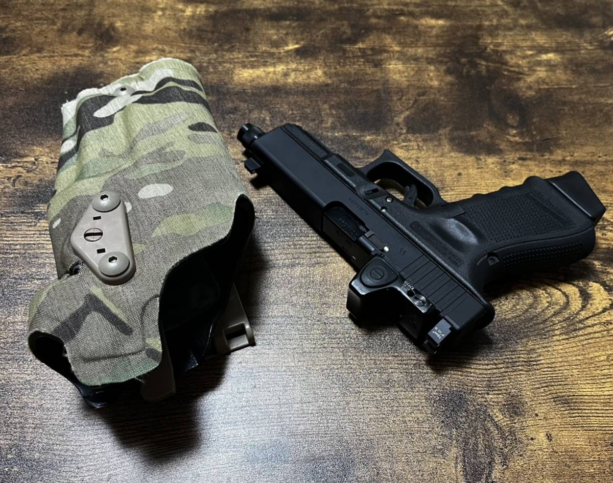 実物 SAFARILAND サファリランド 6354DO QLS 19 タクティカル ホルスター 右利き マルチカム Glock17 22 ...