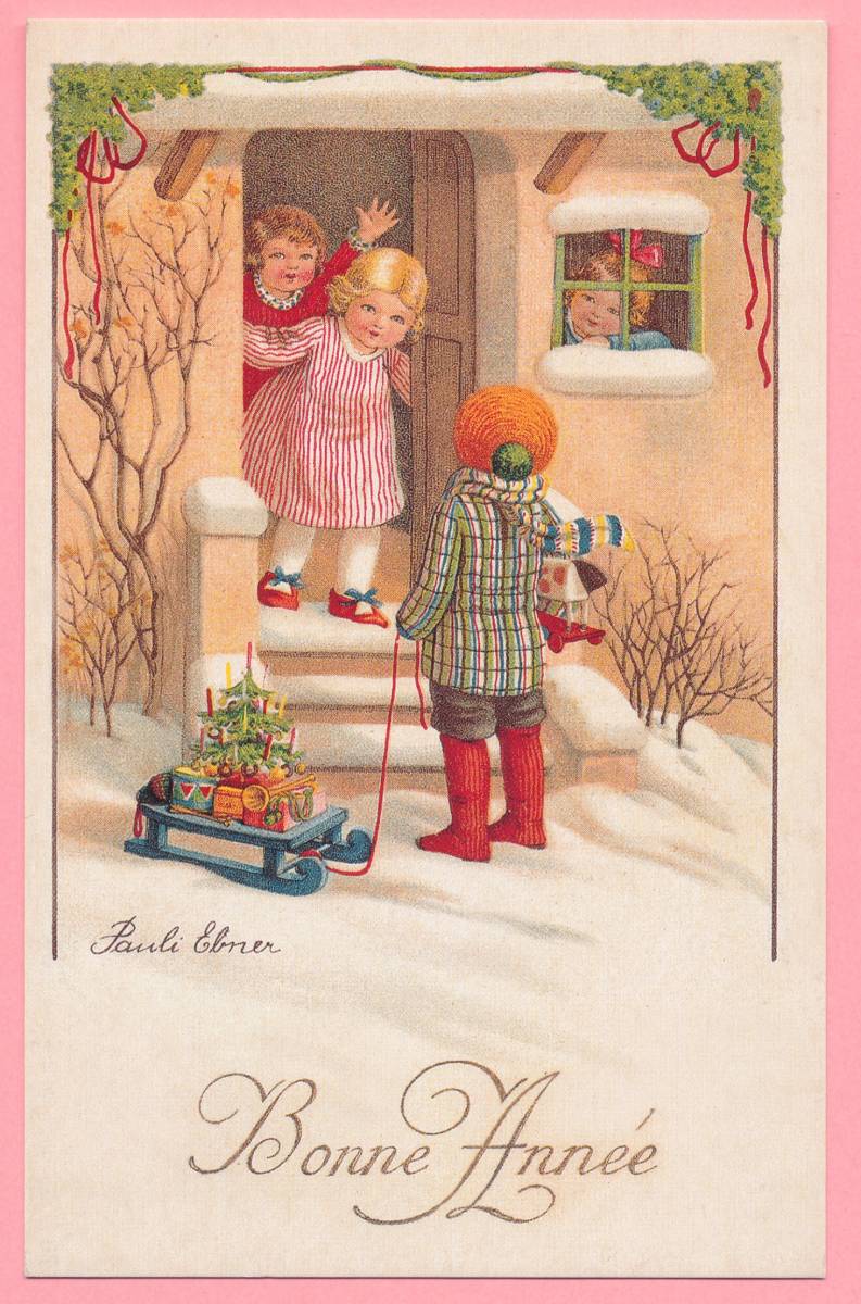 ビンテージポストカード 23 E35 Pauli Ebner 復刻カード クリスマス 子供 少女 イタリア フランス ドイツ 外国絵葉書(絵葉書)｜売買されたオークション情報、yahooの商品 ...