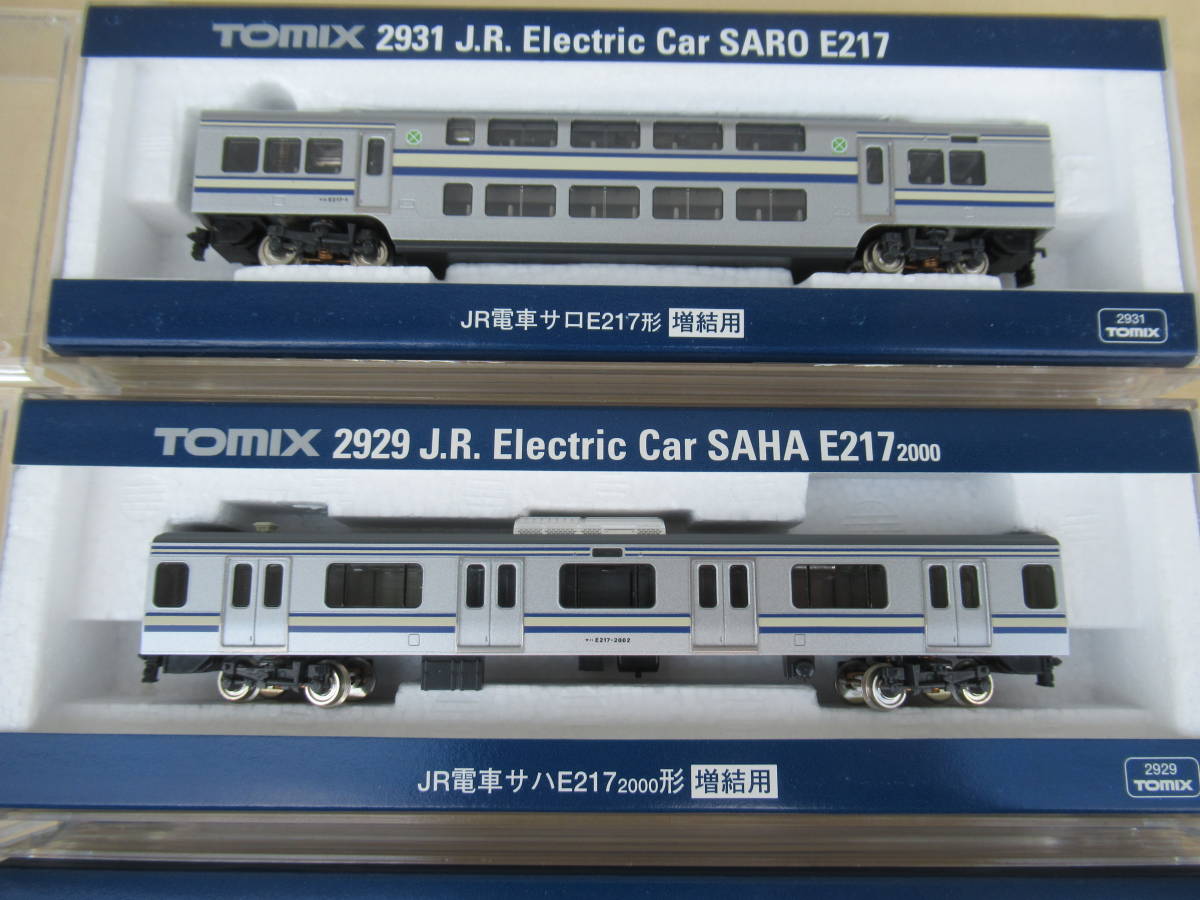TOMIX JR電車 サハE217 サロE217 2929 2931 4両 つ-09(近郊形電車)｜売買されたオークション情報、yahooの商品情報をアーカイブ公開 - オークファン ...