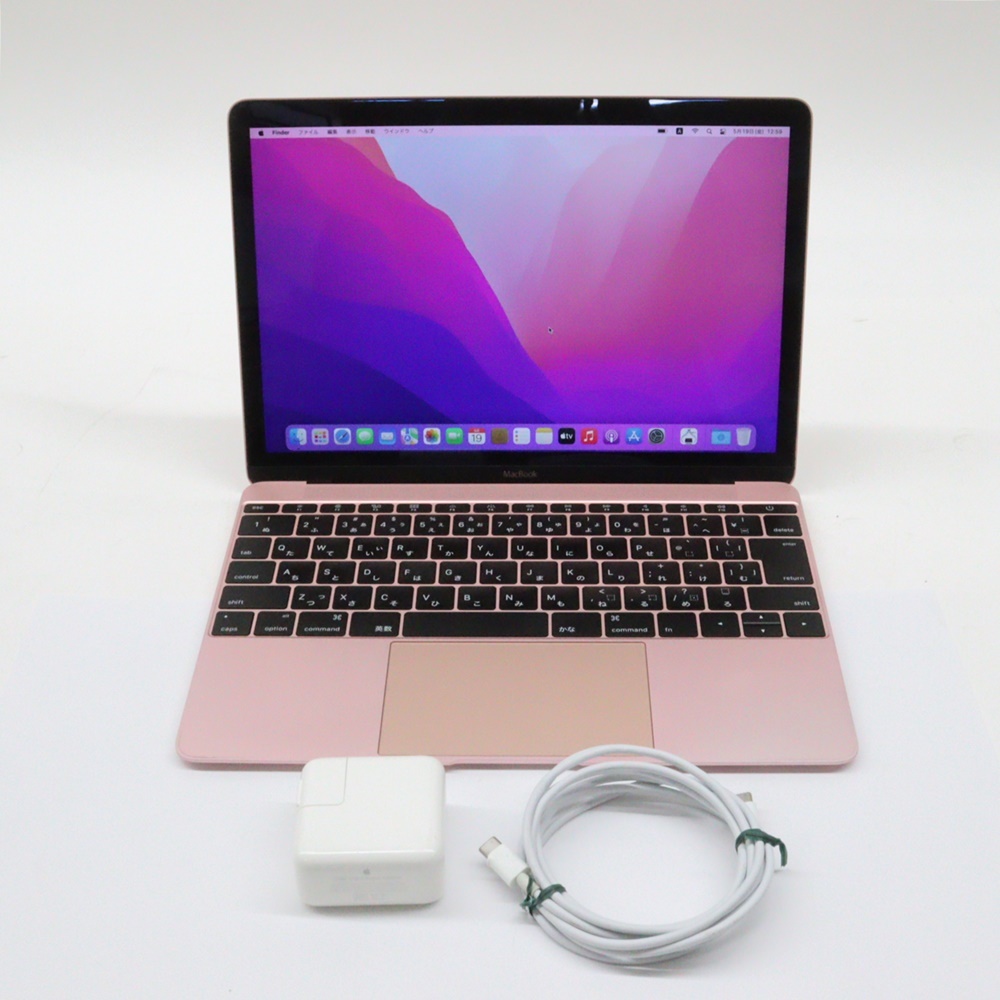 MacBook Retina 12インチ Early 2016 1.1GHz Intel Core m3 8GB SSD 256GB ...