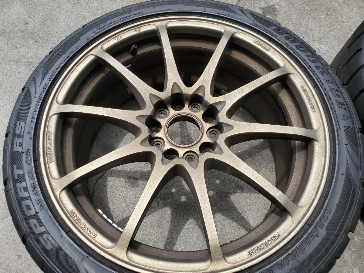 レイズ ボルクレーシング CE28NF 18インチ 8J＋38 pcd114.3 5穴 RAYS VOLKRACING CE28(5穴)｜売買 ...