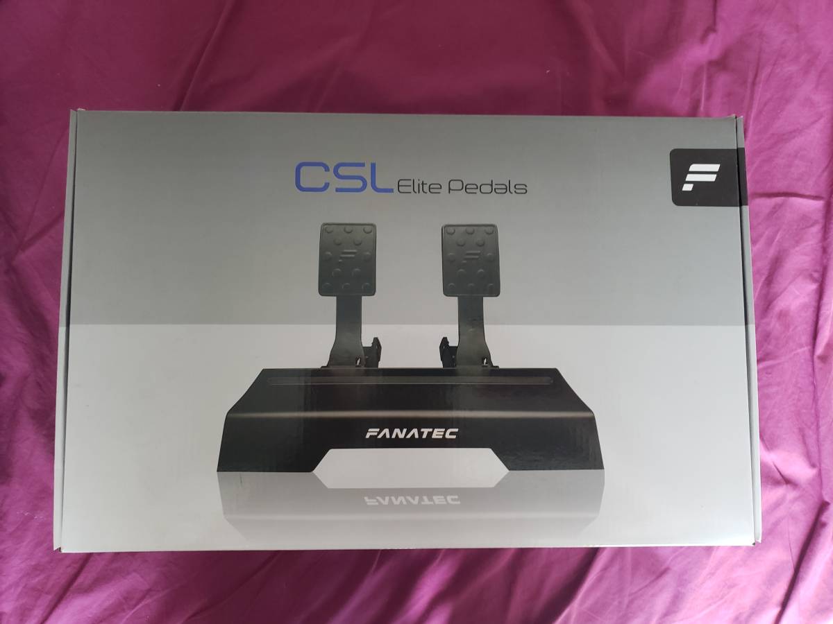 FANATEC CSL プラグアンドプレーペダル スロットルとブレーキペダルユニット + CLUBSPORT USB ADAPTER ...