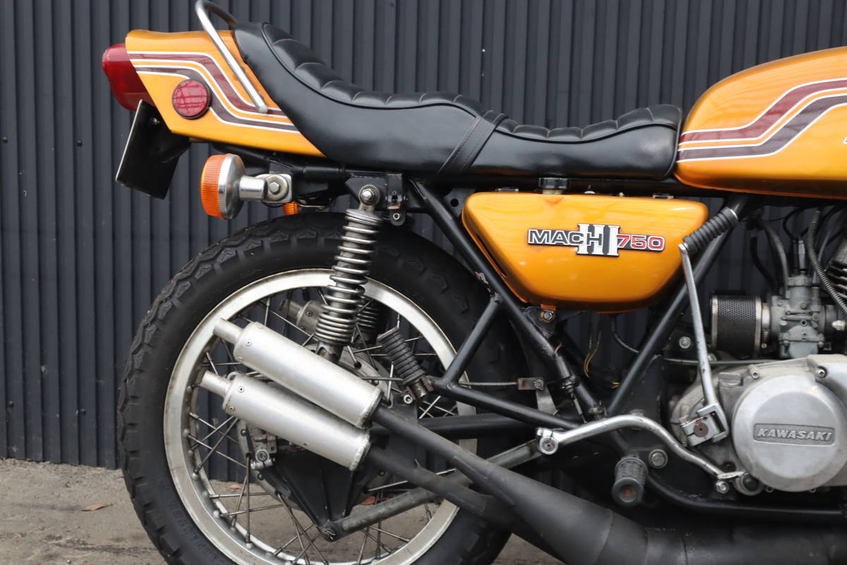 SS750 H2 車検満タン 絶好調 男のマシン SS500 GT380 Z1 Z2 Z750RS Z1000MK2 GT750 CBX400F GS400 SS350 SS250 KH400 ...