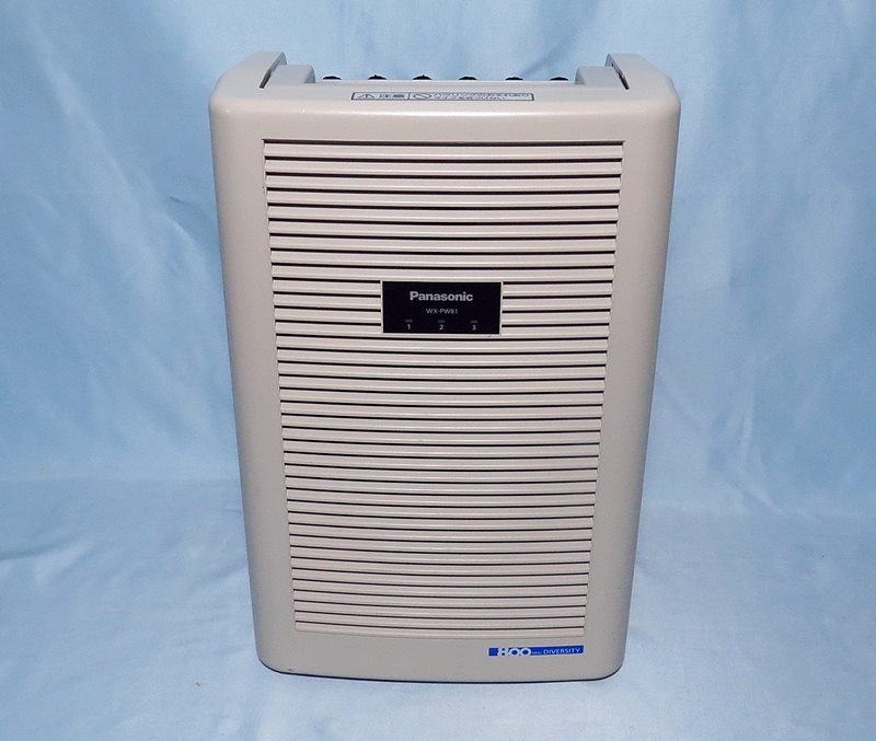 Panasonic WX-PW81 チューナーユニット2台搭載 パナソニック CDプレーヤー搭載ポータブルワイヤレスアンプ 800 MHz帯 ...