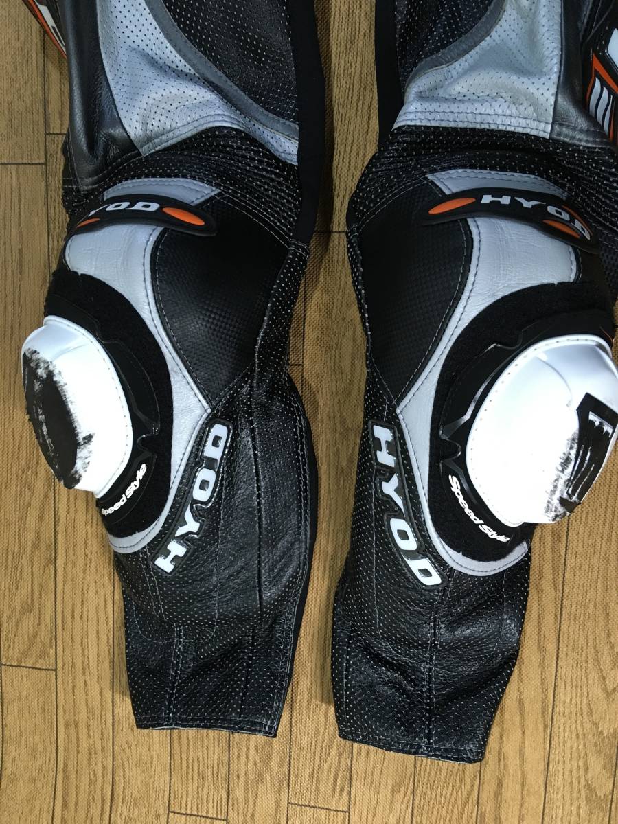 HYOD STD MINERBA D3O レーシングレザースーツ D3Oチェストプロテクター付き Lサイズ ブーツイン 身長170-175㎝前後 品番HRS903S(Lサイズ)｜売買された ...