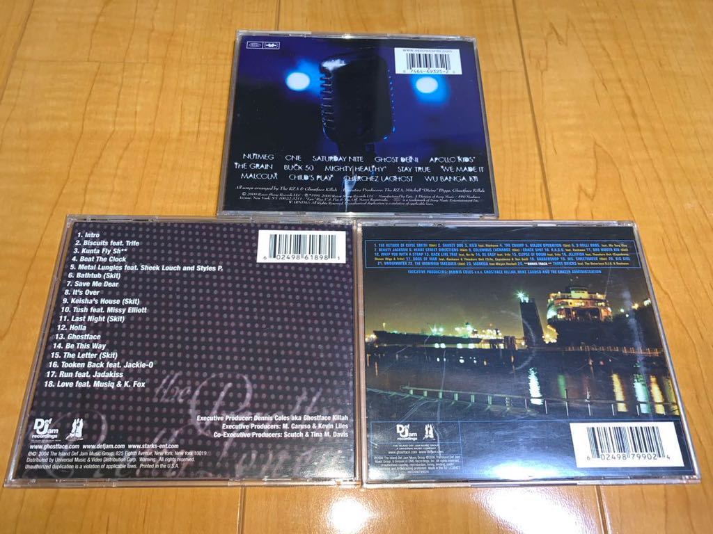 輸入盤CD Ghostface Killah アルバム3枚セット / ゴーストフェイス キラー / Supreme Clientele ...