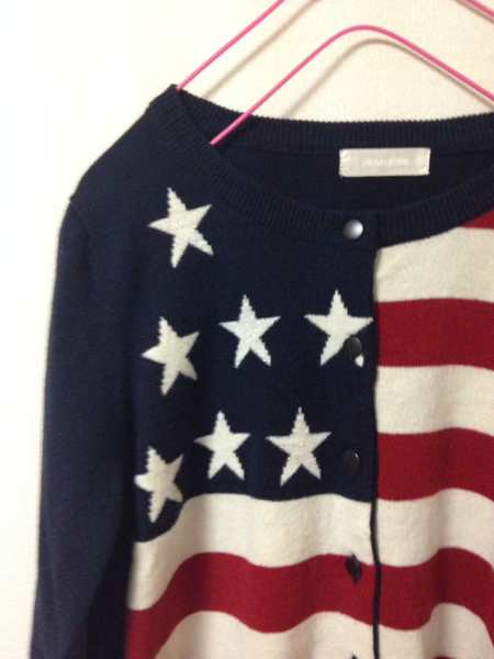 JEANASISカーディガンRNAユニオンジャックwwlキャンストあやもwc(Mサイズ)｜売買されたオークション情報、yahooの商品情報を ...