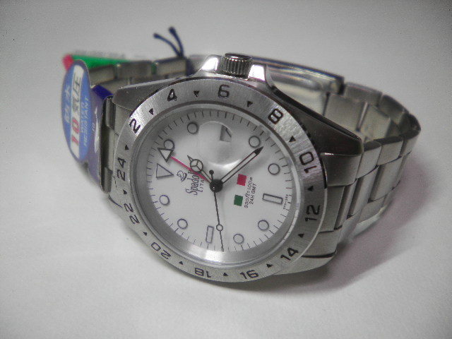 訳あり処分品/ スパドリーニ Spadolini 10BAR 腕時計/電池切れ(3針（時、分、秒）)｜売買されたオークション情報、yahooの ...