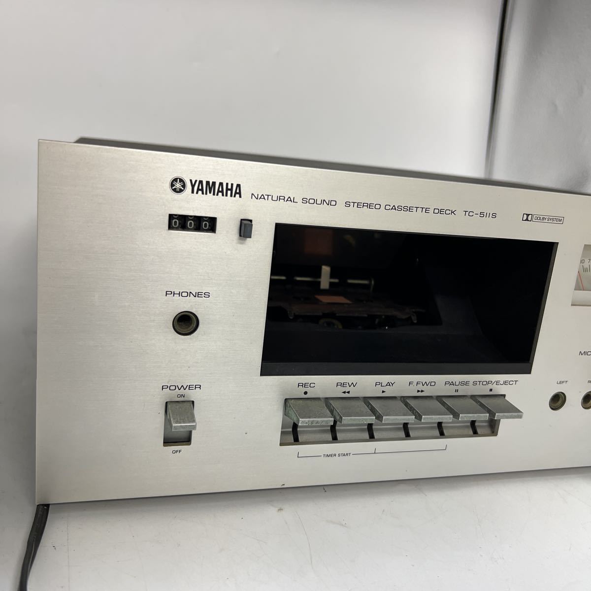 5-6-93 YAMAHA ヤマハ TC-511S カセットデッキ ジャンク NS SERIES TC-511S MADE UNDER ...