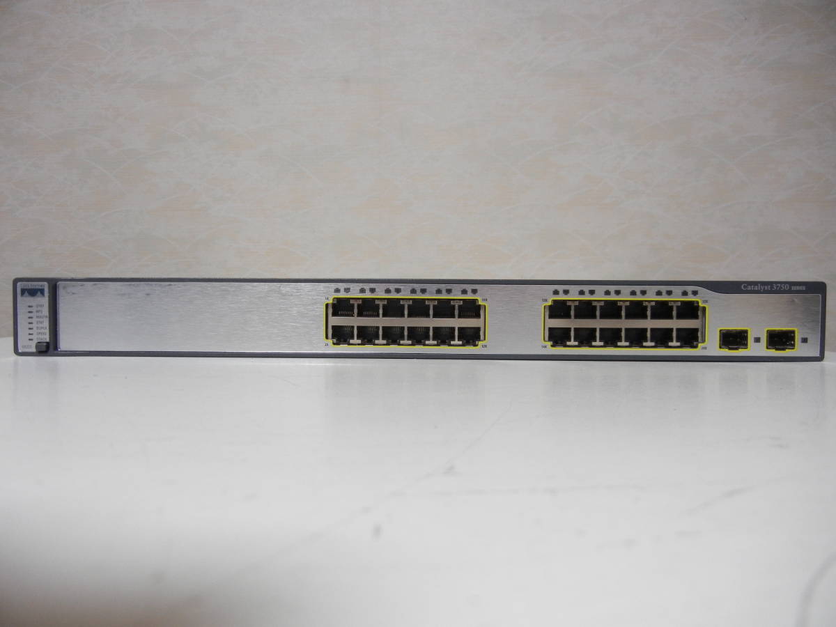 Cisco WS-C3750-24TS-S Catalyst 3750シリーズ 初期化(イーサネットハブ)｜売買されたオークション情報 ...