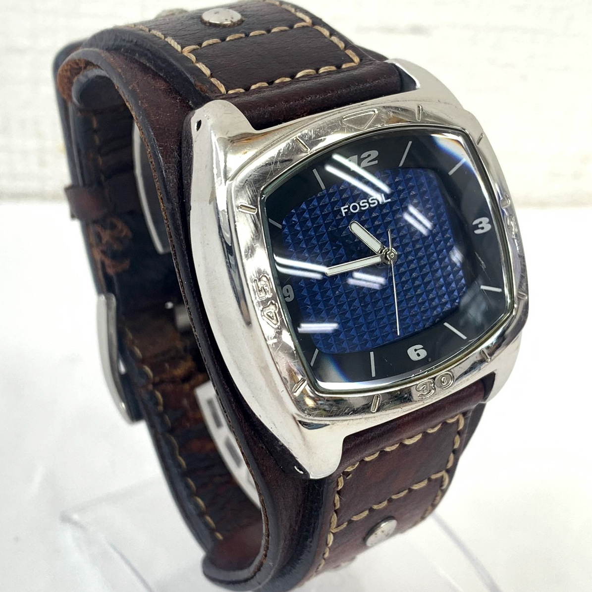 FOSSIL フォッシル 腕時計 ウォッチ クオーツ アナログ AM3695 レザー おしゃれ 電池交換済み み(フォッシル)｜売買された ...