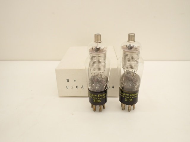 Western Electric ウエスタンエレクトリック 真空管 電圧増幅管 WE310A No.7852 1978年製 ペア ② ∽ ...