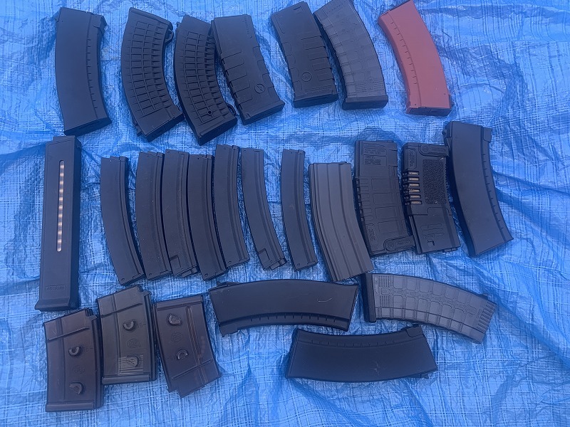 CYMA AMOEBA G＆G 等 電動ガン系統 他 MAG-16 PMG-140 CAA マガジン まとめて ジャンク 部品どり(パーツ ...