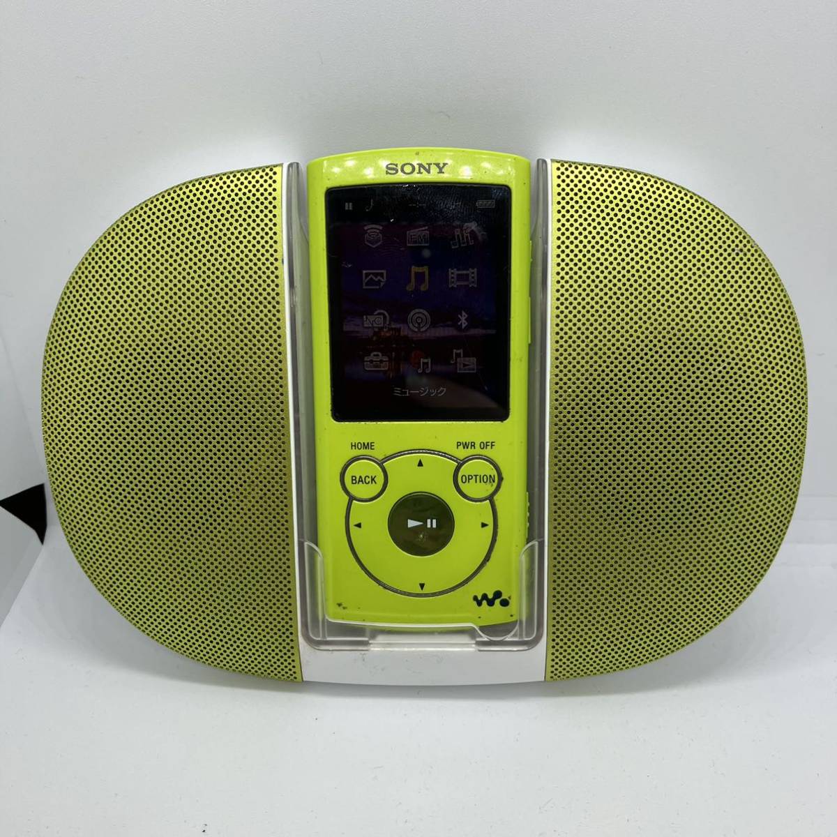 1円スタート SONY WALKMAN S760Kシリーズ グリーン NW-S765K G スピーカー付き 稼動品(本体)｜売買された ...