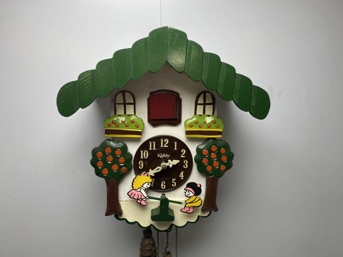 Kiddy 掛け時計 鳩時計 昭和 レトロ 女の子 男の子 ビンテージ /現状品/動作未確認ジャンク(その他)｜売買されたオークション情報、yahooの商品情報をアーカイブ公開 ...