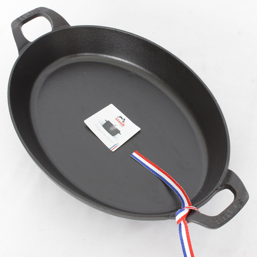 ストウブ オーバル スタッカブル ディッシュ ブラック 32cm 40509-342 ホーロー 鉄 staub 本体(両手鍋)｜売買された ...