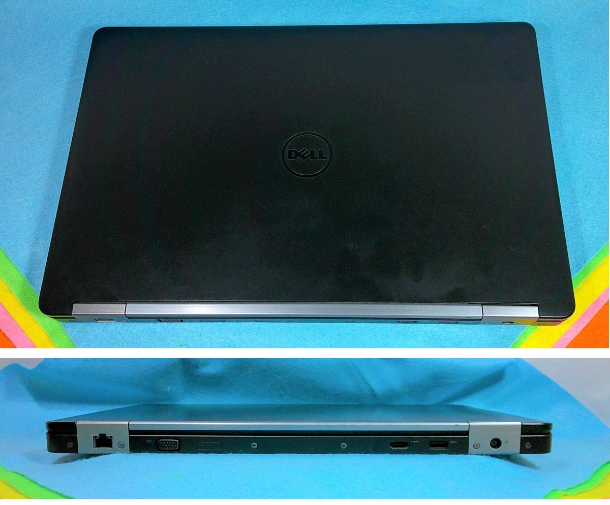 DELL Latitude E5570/第6世代 i7-6600U_3.40Ghz/ SSD:250GB/mem:8Gb/AMD Radeon ...