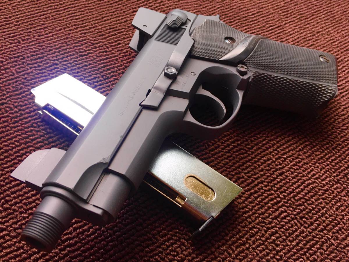 S&W Mk-22 mod0 ハッシュパピー MGC M459 659ベース個人カスタム ラバーグリップ付き MGS3(ガスガン)｜売買された ...