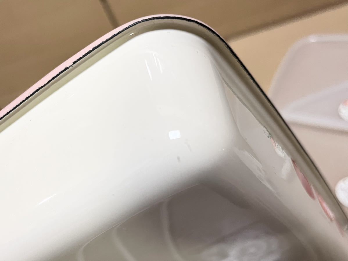 EJIRYエジリー 角型 蓋付き ホーロー 保存容器 2個セット 琺瑯バット タッパー 昭和レトロ(ホーロー製)｜売買されたオークション情報 ...