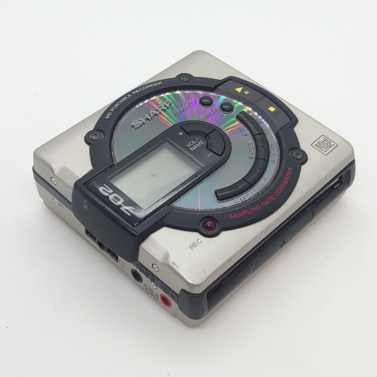 外観 通電のみ可 SHARP MD-MS702 Portable MD Player WALKMAN / シャープ ポータブルMDプレーヤー ...