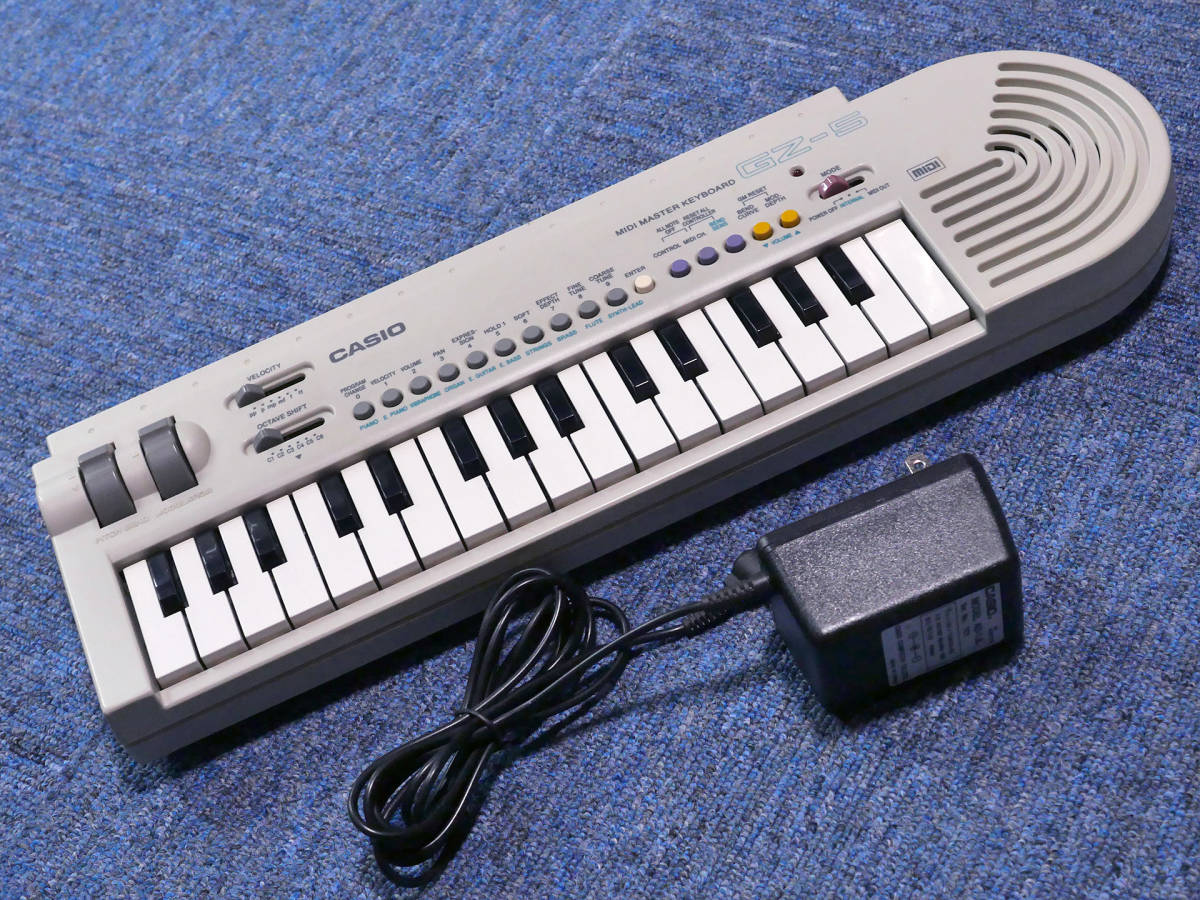 CASIO MIDI MASTER キーボード GZ-5 アダプター付(MIDIキーボード、コントローラー)｜売買されたオークション情報 ...