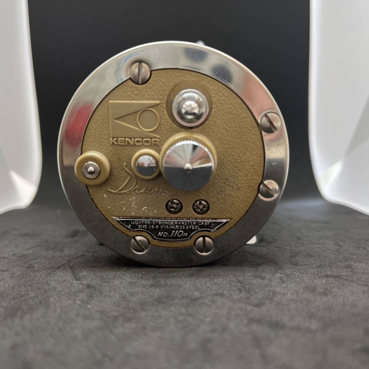 ケンコー KENCOR No.110m リール 釣具 ドラムリール 両軸リール 110M SUS18-8 Drum(ベイトリール)｜売買された ...