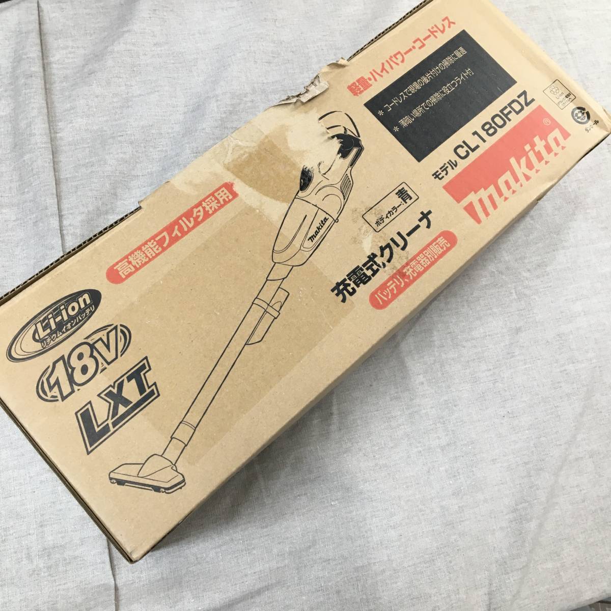 マキタ コードレス掃除機CL180青 カプセル式 18Vバッテリ充電器別売 CL180FDZ(コードレスタイプ)｜売買されたオークション情報 ...