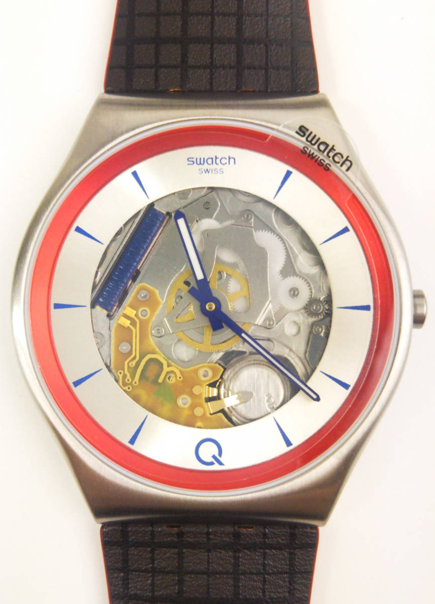 1スタ 在庫整理特価 スウォッチ 007コラボ Qモデル ジェームスボンド ノー タイム トゥ ダイ SS07Z102 スケルトン 箱説明書付 Swatch(3針（時、分、秒）)｜売買された ...