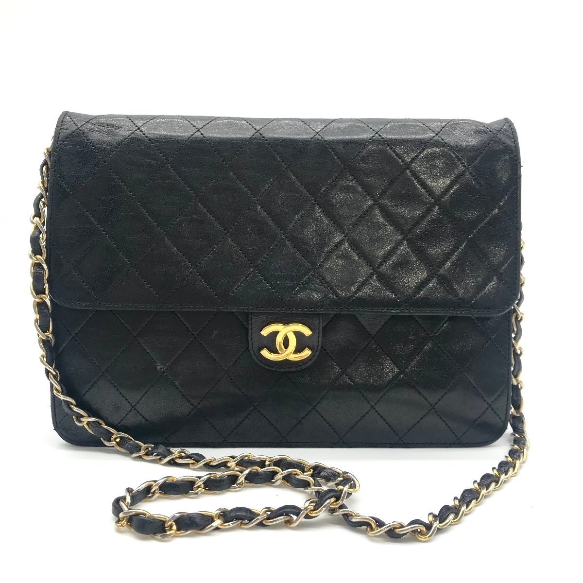 CAHNEL シャネル ココマーク マトラッセ プッシュロック チェーン ショルダー バッグ ブラック M11665(ショルダーバッグ)｜売買 ...