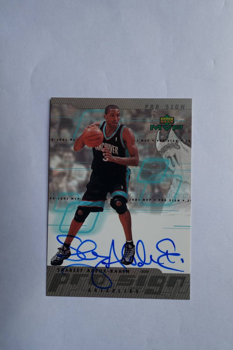 Shareef Abdur-Rahim 2000-01 Upper Deck MVP Pro Sign(Upper Deck)｜売買されたオークション情報、yahooの商品情報をアーカイブ公開 ...
