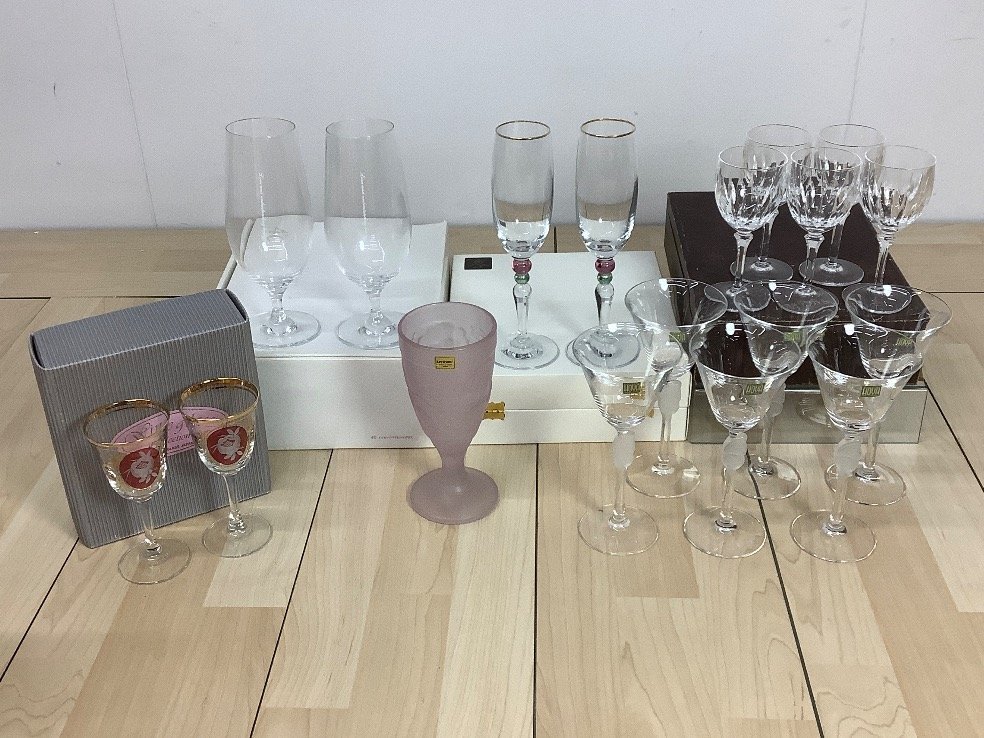 グラス まとめ ワイングラス HOYA CRYSTAL luminarc 4℃ 他 ACBF 品(グラス、デカンタ)｜売買されたオークション ...