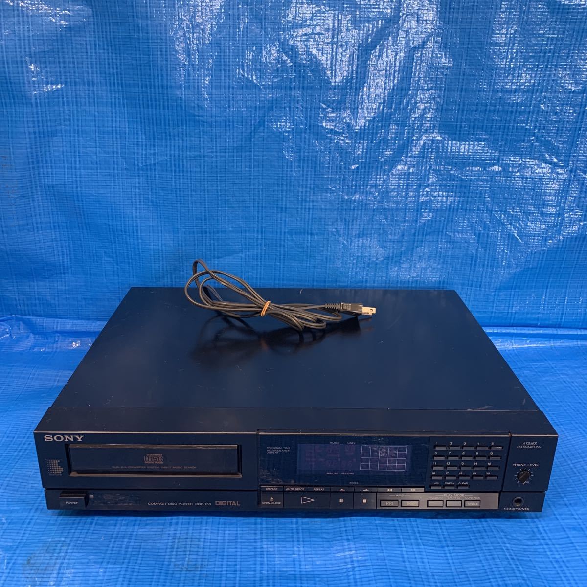 NO.09158.100.. SONY ソニー CDP-750 CDプレーヤー 通電確認 動作未確認 現状ジャンク品(ソニー)｜売買された ...