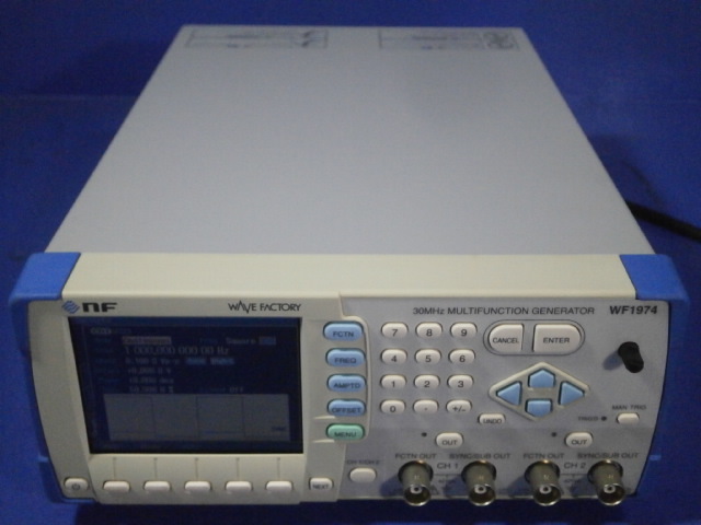 NF WF1974 MULTIFUNCTION GENERATOR 30MHz(アマチュア無線)｜売買されたオークション情報、yahooの商品情報をアーカイブ公開 - オークファン ...