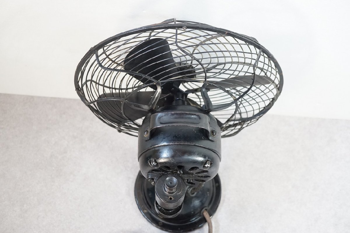 NZ G900512 昭和レトロ 芝浦 Alternating Current Fan Motor No.2021 Volts 100-110 ...